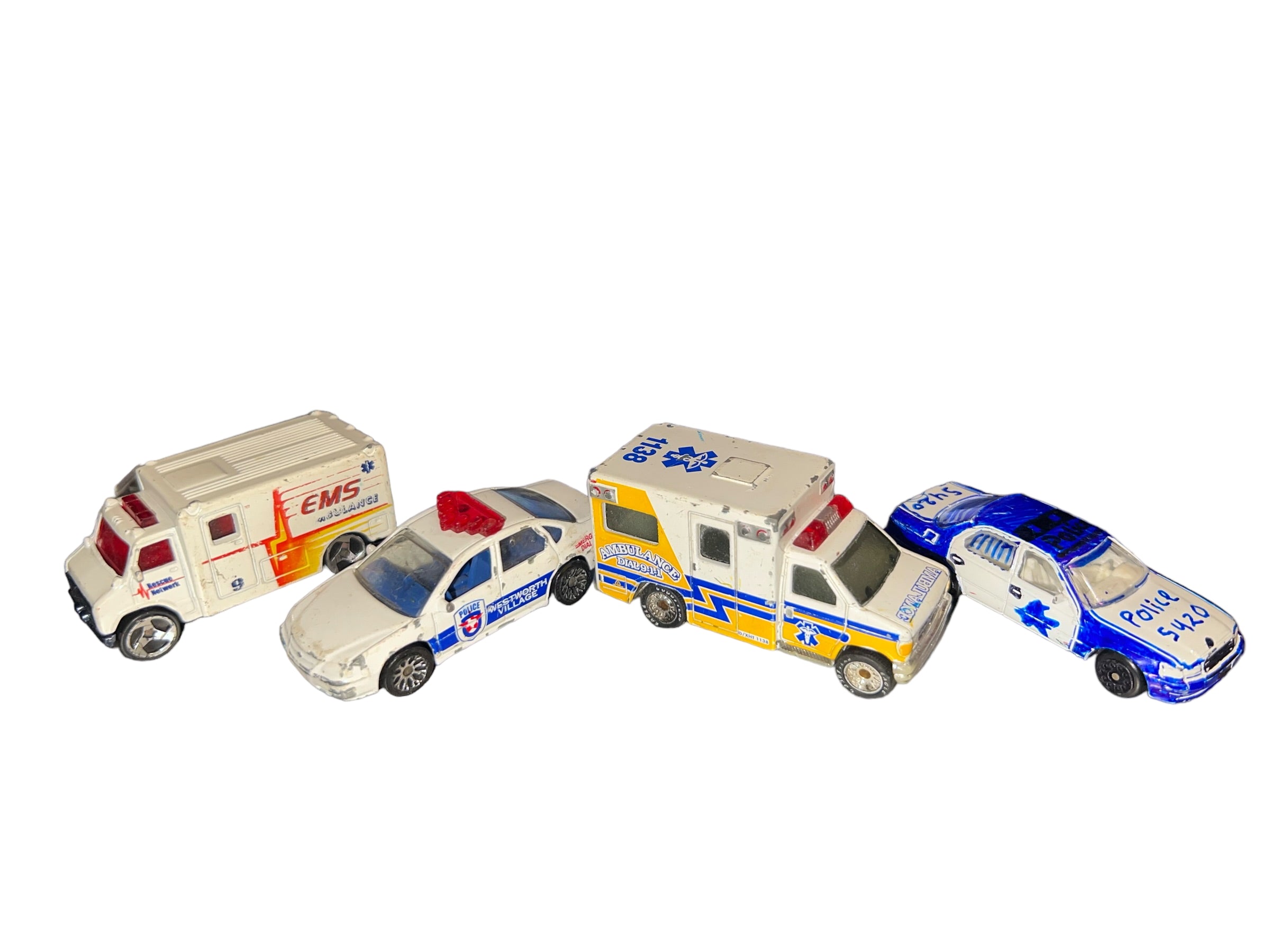 EMS Ambulance Matchbox Mattel Police Chevrolet Lot – PapaTrinity