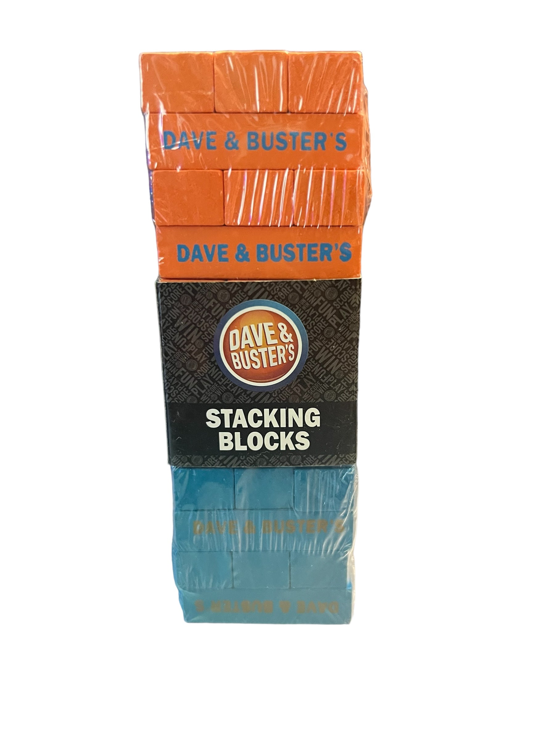 Dave & Buster's Jenga Stacking Blocks 7 inches Tall Travel Size ...